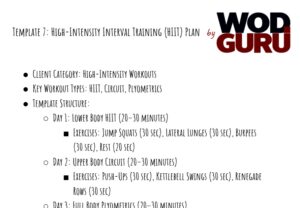 10 Personal Training Templates to Save Your Time - WodGuru