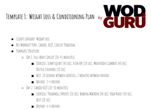 10 Personal Training Templates to Save Your Time - WodGuru